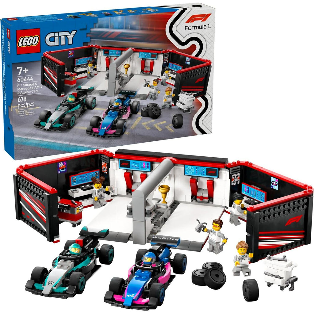 LEGO 60444 F1® Garage & Mercedes-AMG & Alpine Cars - City - JB Hi-Fi