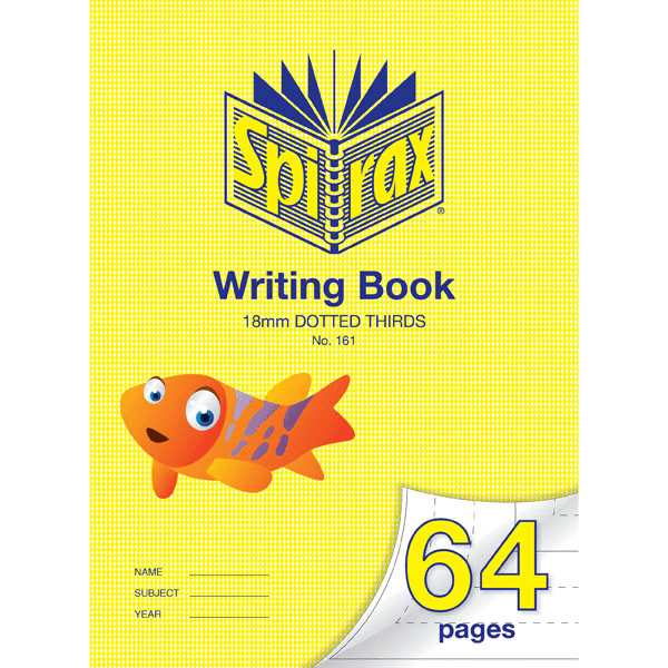 Spirax 161 Writing Book Dotted Thirds 18mm 70gsm 64 Page 330x240mm Fis ...