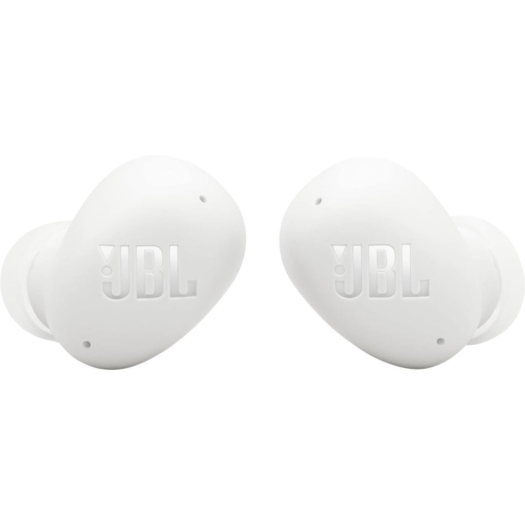JBL Wave Buds 2 TWS Noise Cancelling In-Ear Headphones (White) - JB Hi-Fi