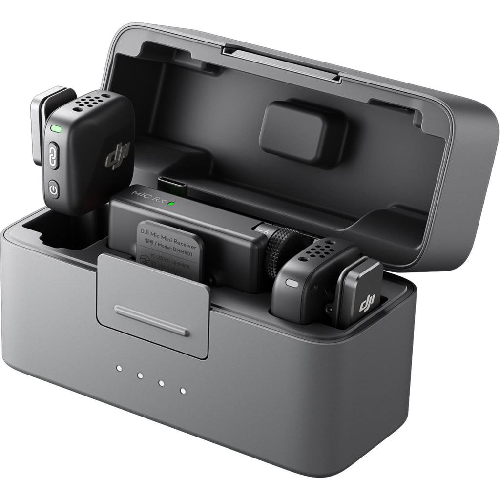 DJI Mic Mini (2 TX + 1 RX + Charging Case) - JB Hi-Fi