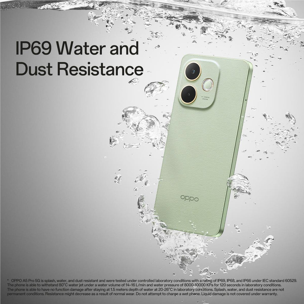 OPPO A5 Pro 5G 256GB (Olive Green) - JB Hi-Fi