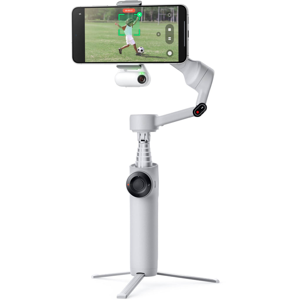 Insta360 Flow 2 Gimbal AI Tracker Bundle (Stone Grey) - JB Hi-Fi