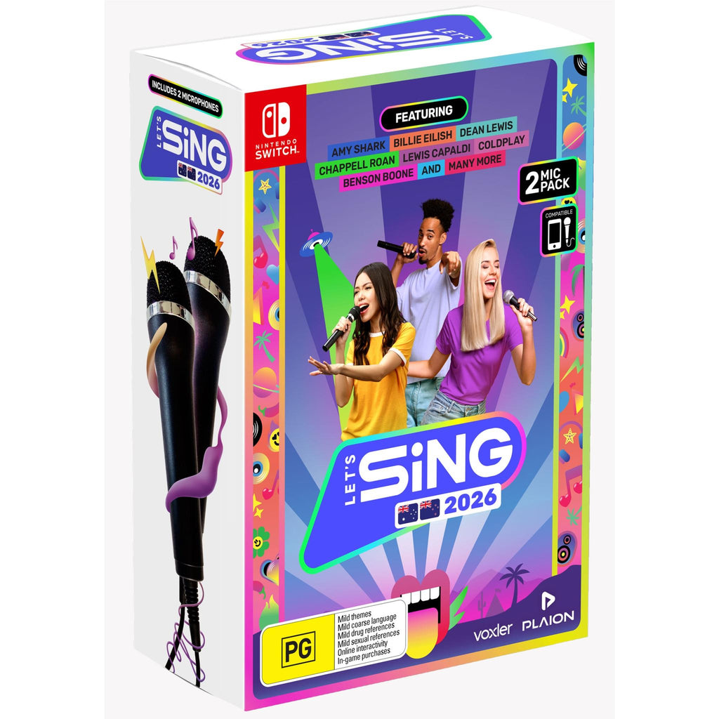 Let's Sing 2026 2 Mic Bundle - JB Hi-Fi