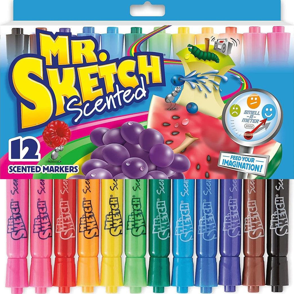Mr Sketch Pack 12 Scented Markers Assorted Smelly - JB Hi-Fi