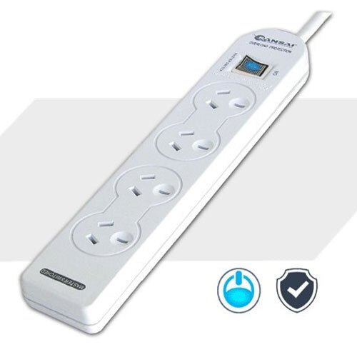 Sansai 4-Outlet Powerboard with Master Switch - JB Hi-Fi