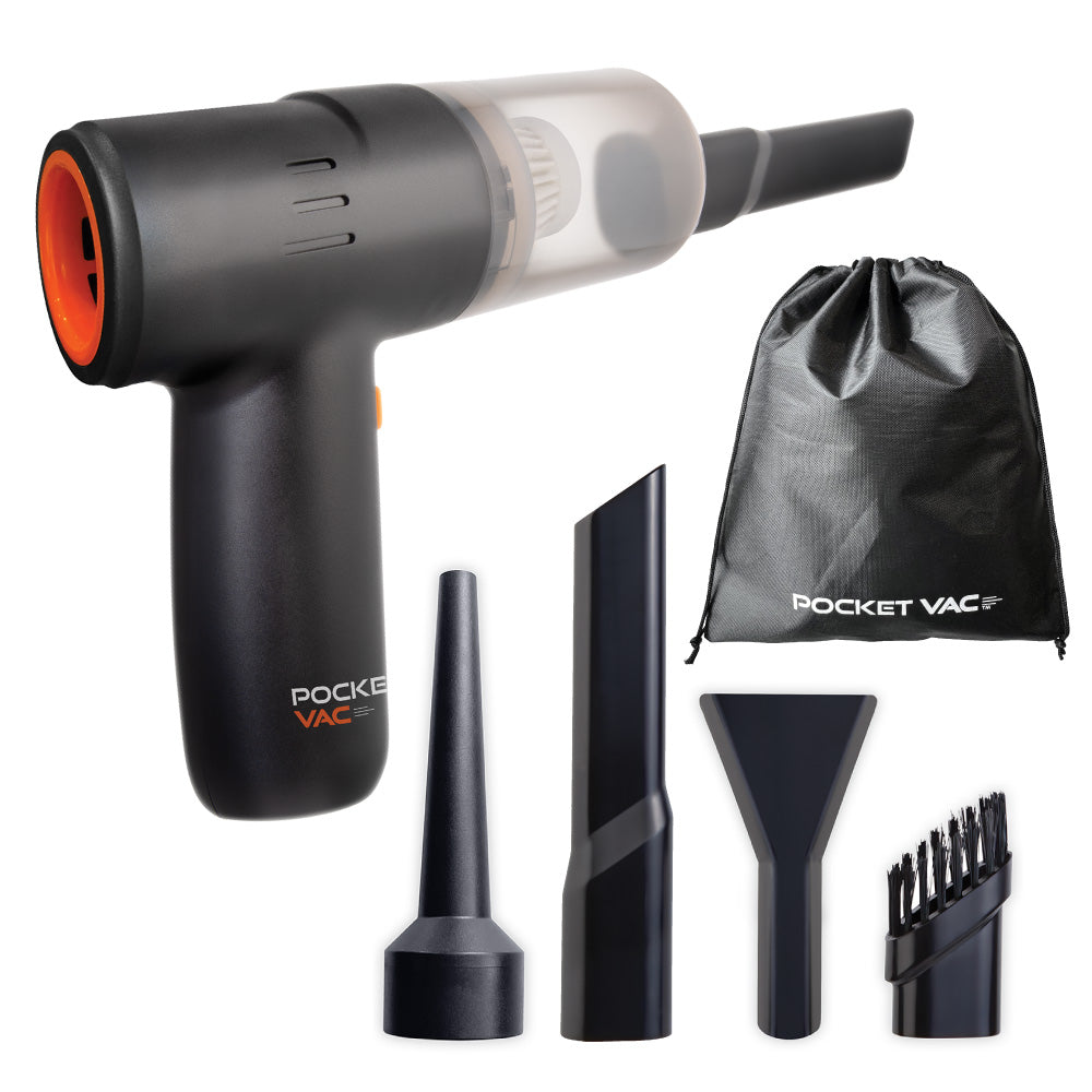 Pocket Vac 2-in-1 Handheld Portable Vacuum & Blower - JB Hi-Fi