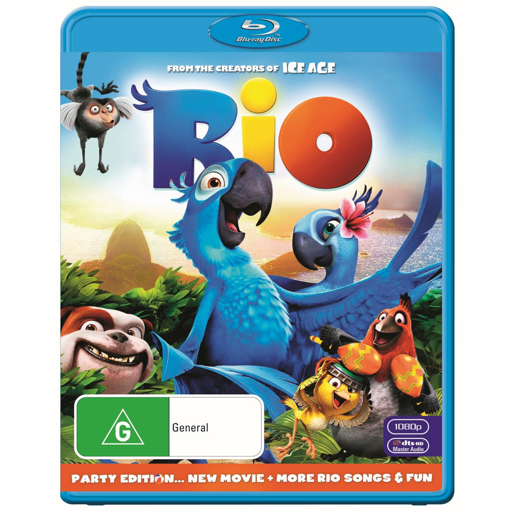 Rio 2 Blu Ray Cover