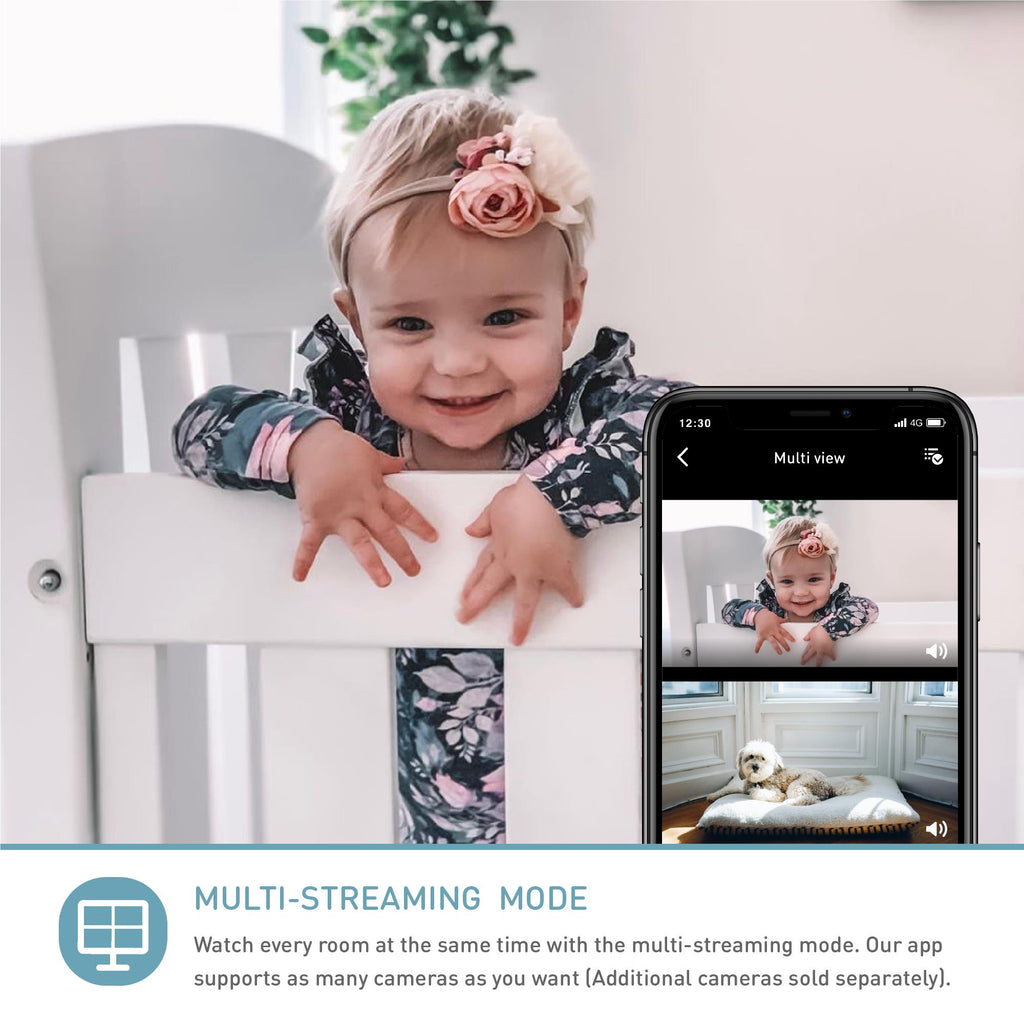 Lollipop Smart Baby Camera (Turquiose) - JB Hi-Fi
