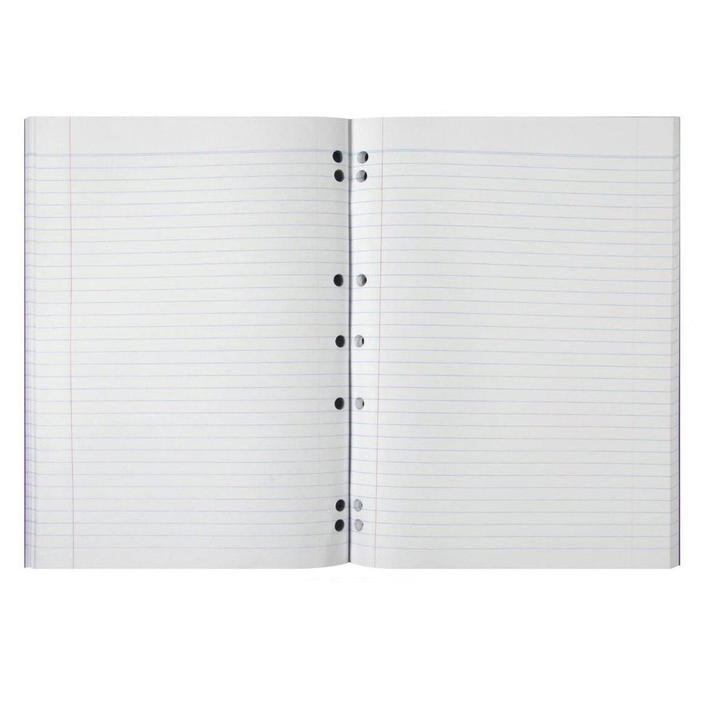 Spirax P128 Binder Notebook 8mm Ruled Lines 192 Page A4 (Purple) [5 ...