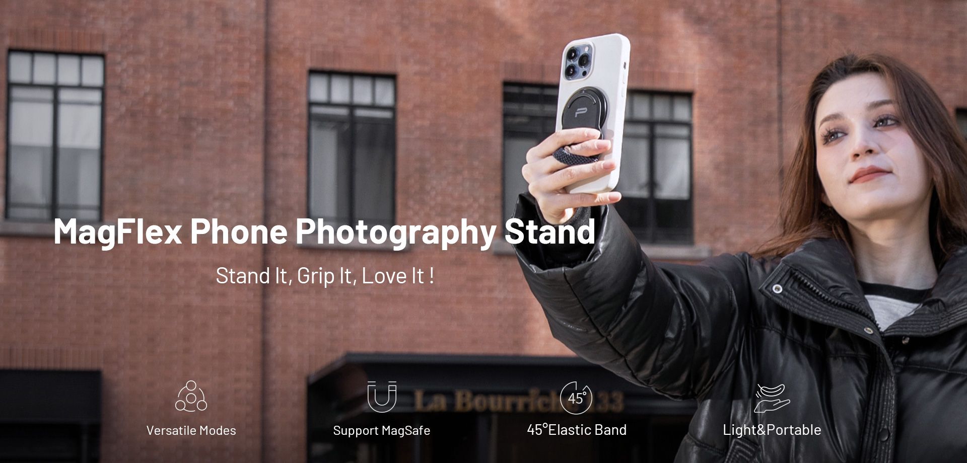 PGYTECH MagFlex Phone Photography Stand (Mint Green) - JB Hi-Fi