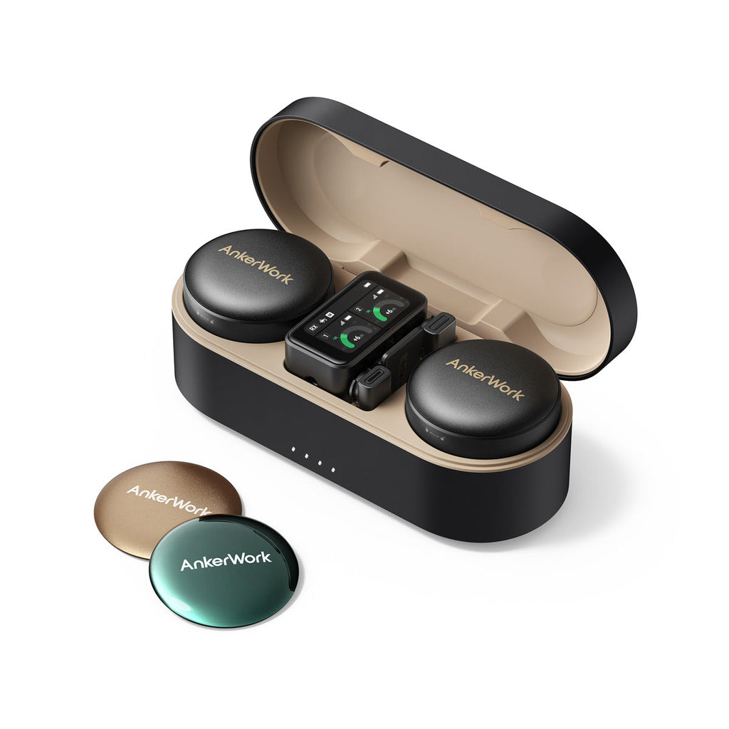 Anker Work M650 All-in-One Wireless Lavalier Microphone - JB Hi-Fi