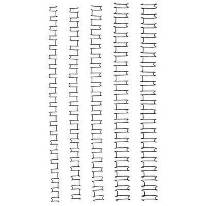 GBC Wire Binding Comb 21 Loop 14mm A4 Black Pack 100 - JB Hi-Fi