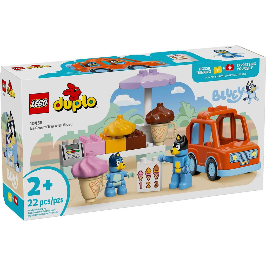 LEGO Duplo 10458 Ice Cream Trip with Bluey - JB Hi-Fi