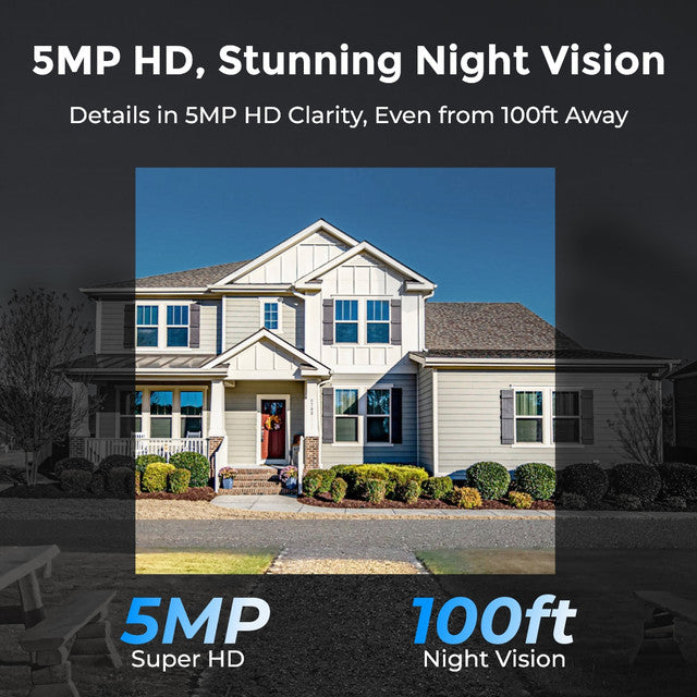 Reolink 2K+ Wi-Fi Surveillance System with 12CH NVR 1TB HDD, Smart ...