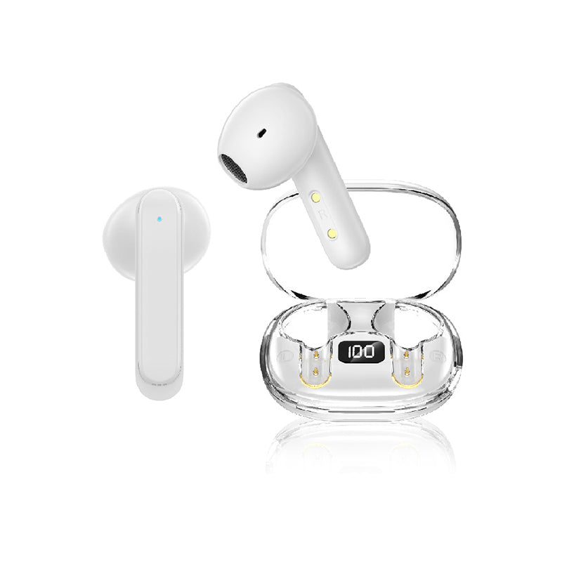 Philex True Wireless Earbuds with Charging Case And LED Display 300mAh ...