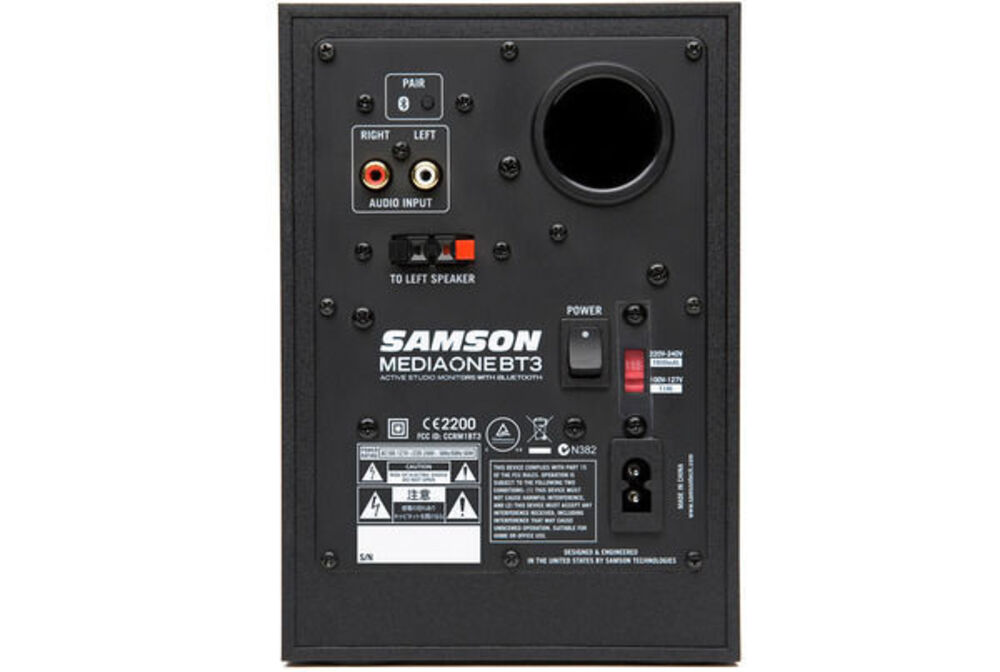 Samson Mediaone Bt3 Wireless Bluetooth Active Studio Monitors - JB Hi-Fi