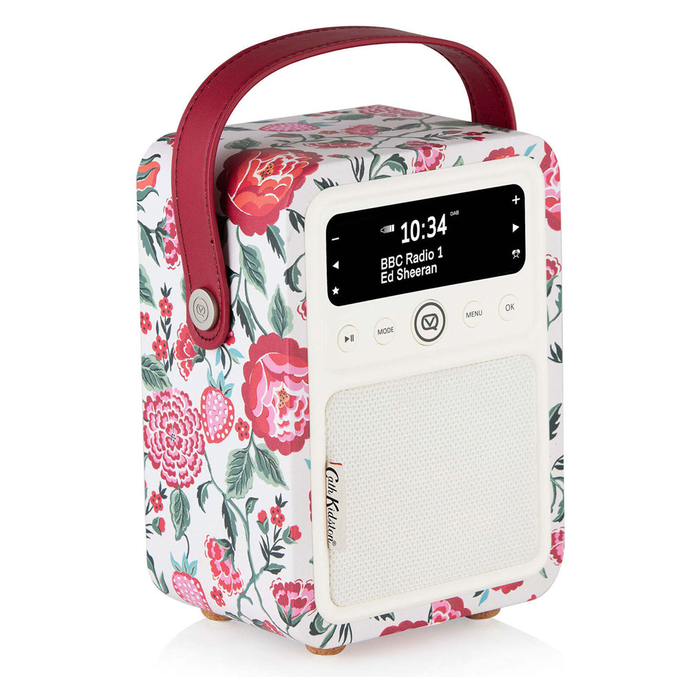 VQ Monty DAB+ Radio with Bluetooth Speaker by Cath Kidston (Strawberry ...