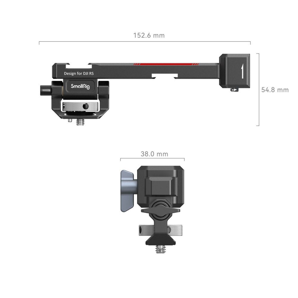 SmallRig Monitor Mounting Support for DJI RS 2 / RSC 2 / RS 3 / RS 3 ...