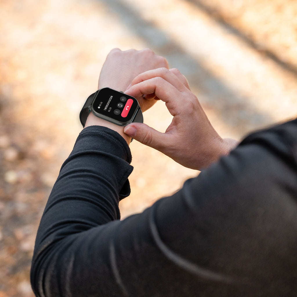 V-Fitness Smart Watch 2"Touch Screen with Health Monitoring (Black ...