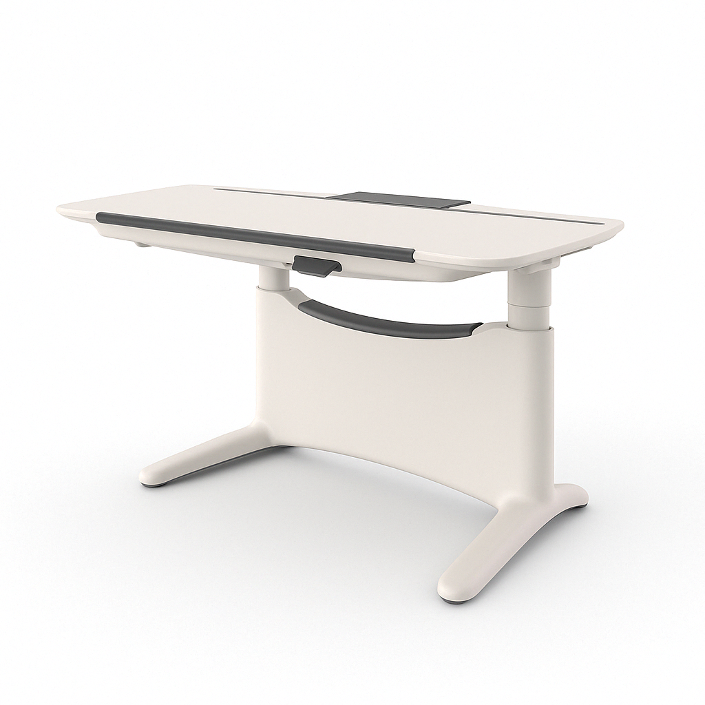 UFOU UPON 1.2m Electric Adjustable Standing Desk MINI (White) - JB Hi-Fi