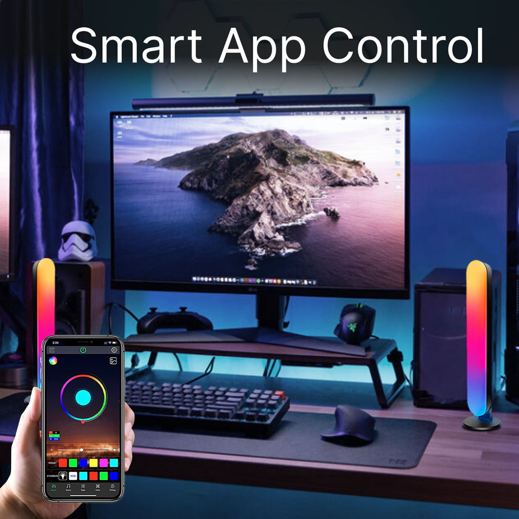 Laser Gaming RGB LED Desk Light (2 Pack) - JB Hi-Fi