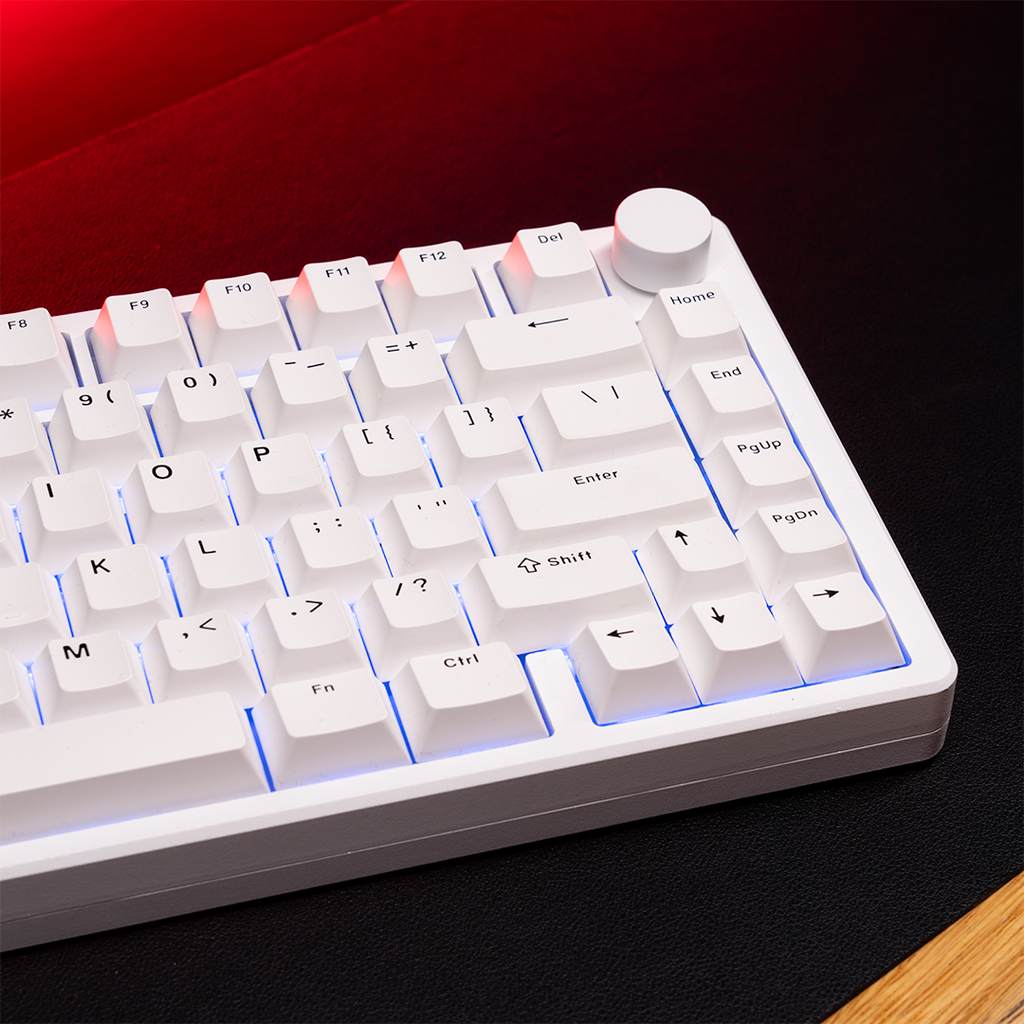 Aftershock Combo Kit – Oden 75 White Keyboard, Sliver+ XXL RGB Gaming ...