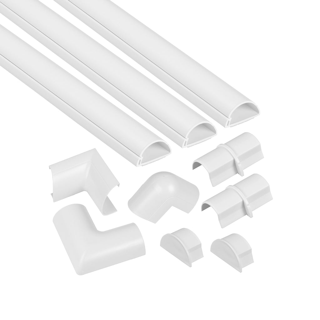 D-Line Trunking Multi Kit 3 x 1m 30 x 15mm (White) - JB Hi-Fi