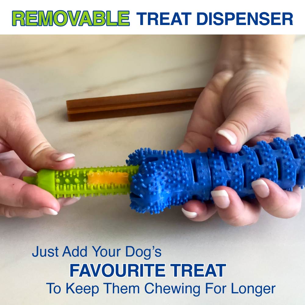 Brush Bone Self-Brushing Toothbrush For Dogs with Treat Dispenser - JB ...