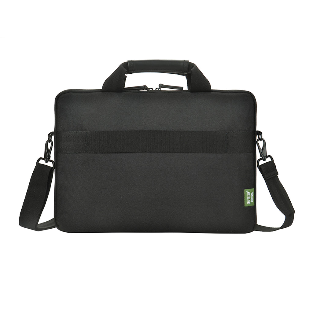Generation Earth 13.3" Slim Laptop Briefcase (Black) - JB Hi-Fi