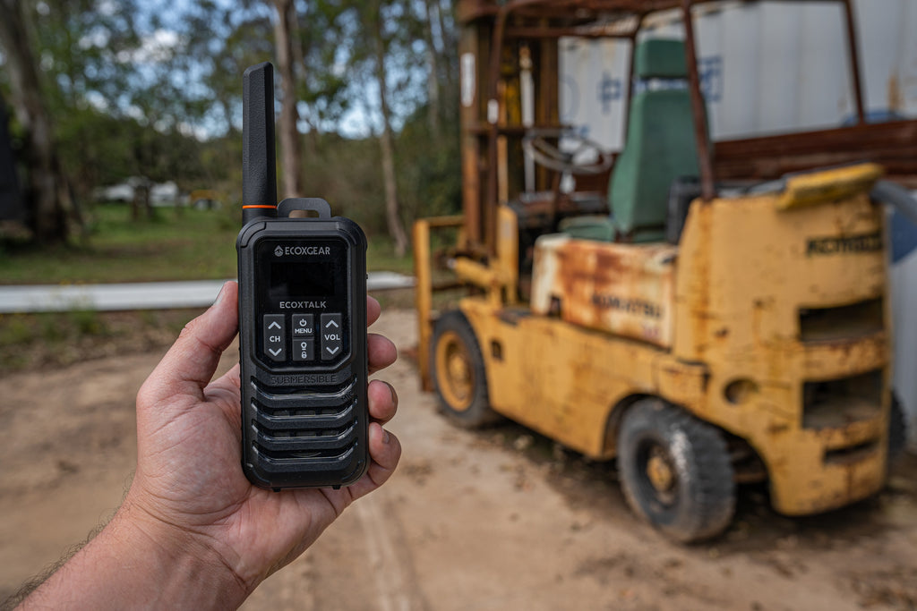 EcoXgear 2 Watt Waterproof UHF CB Handheld Radio (2 Pack) EXG200-2PK ...