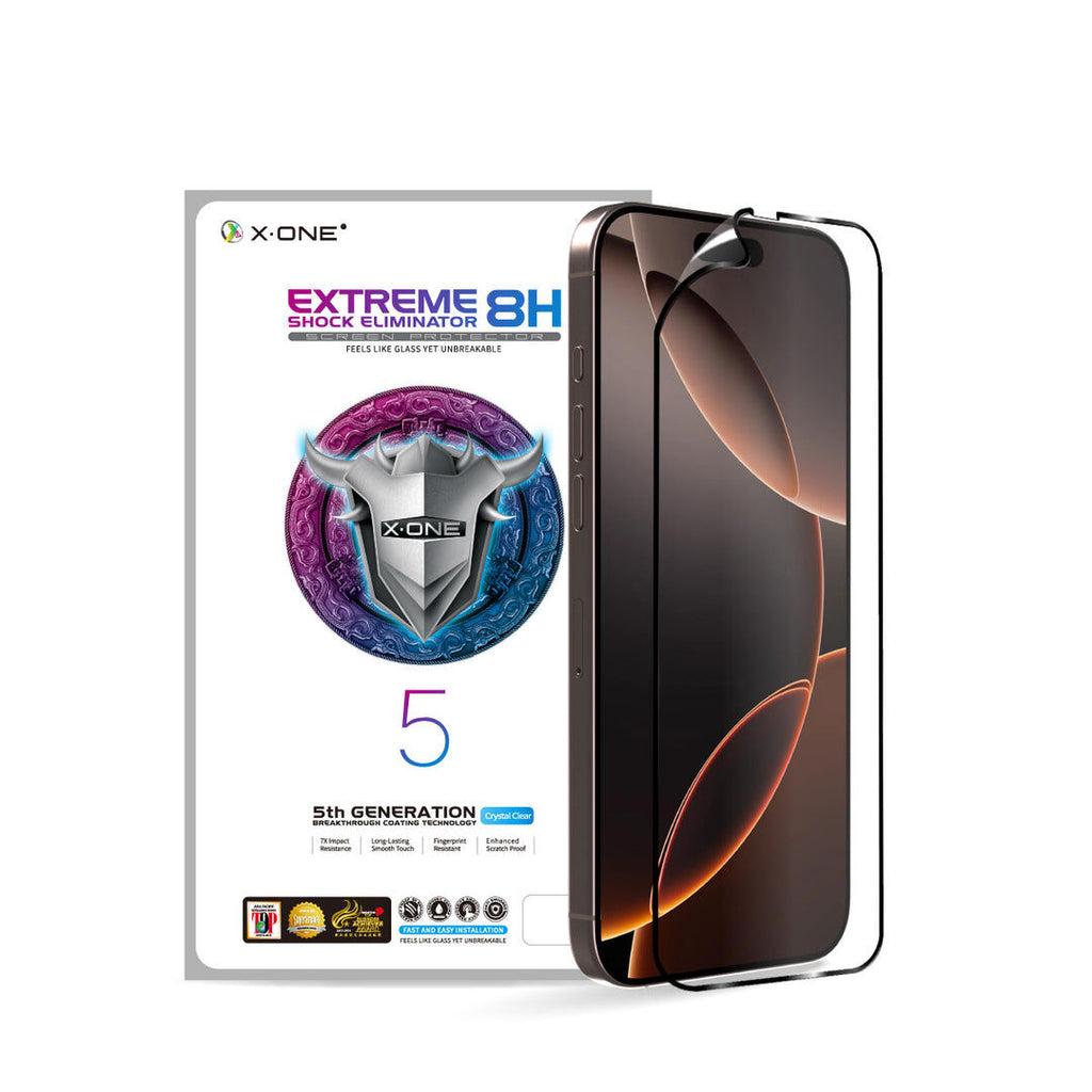 X.One Extreme Shock Hybrid Polymer Impact Screen Protector - iPhone 14 ...