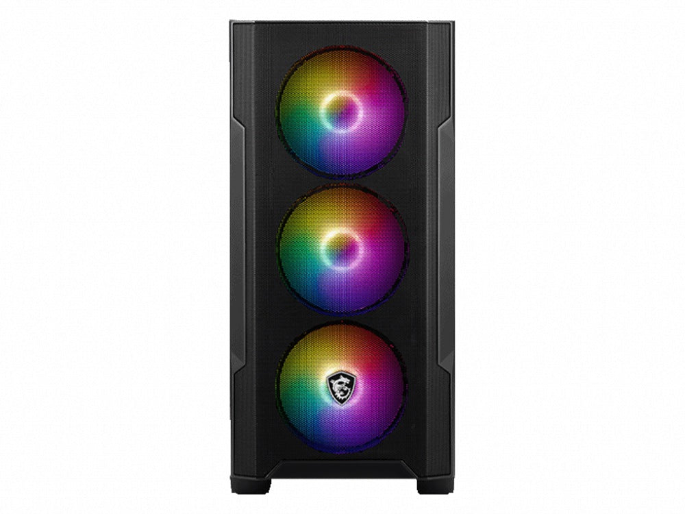 MSI MAG Forge M100R Tempered Glass Micro-ATX Case - JB Hi-Fi