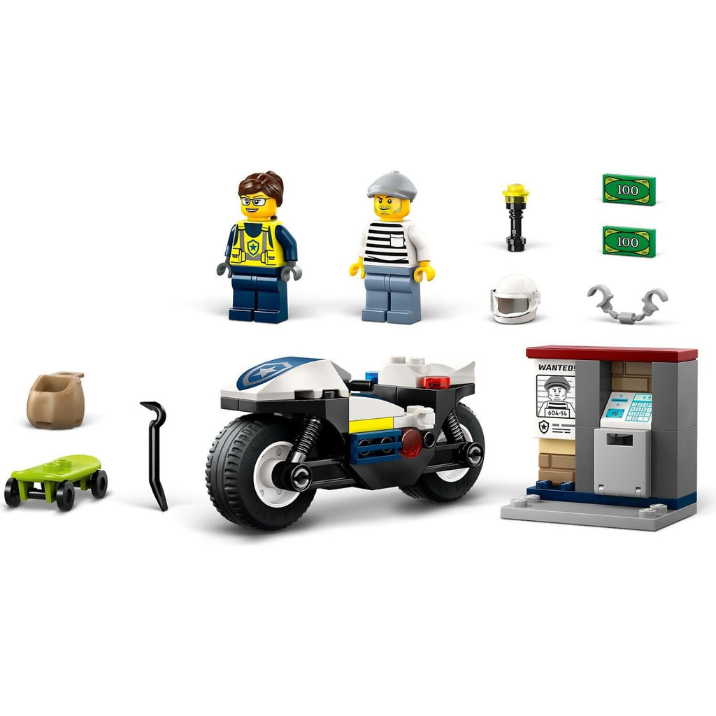 LEGO City 60455 Police Motorcycle Chase 4+ - JB Hi-Fi