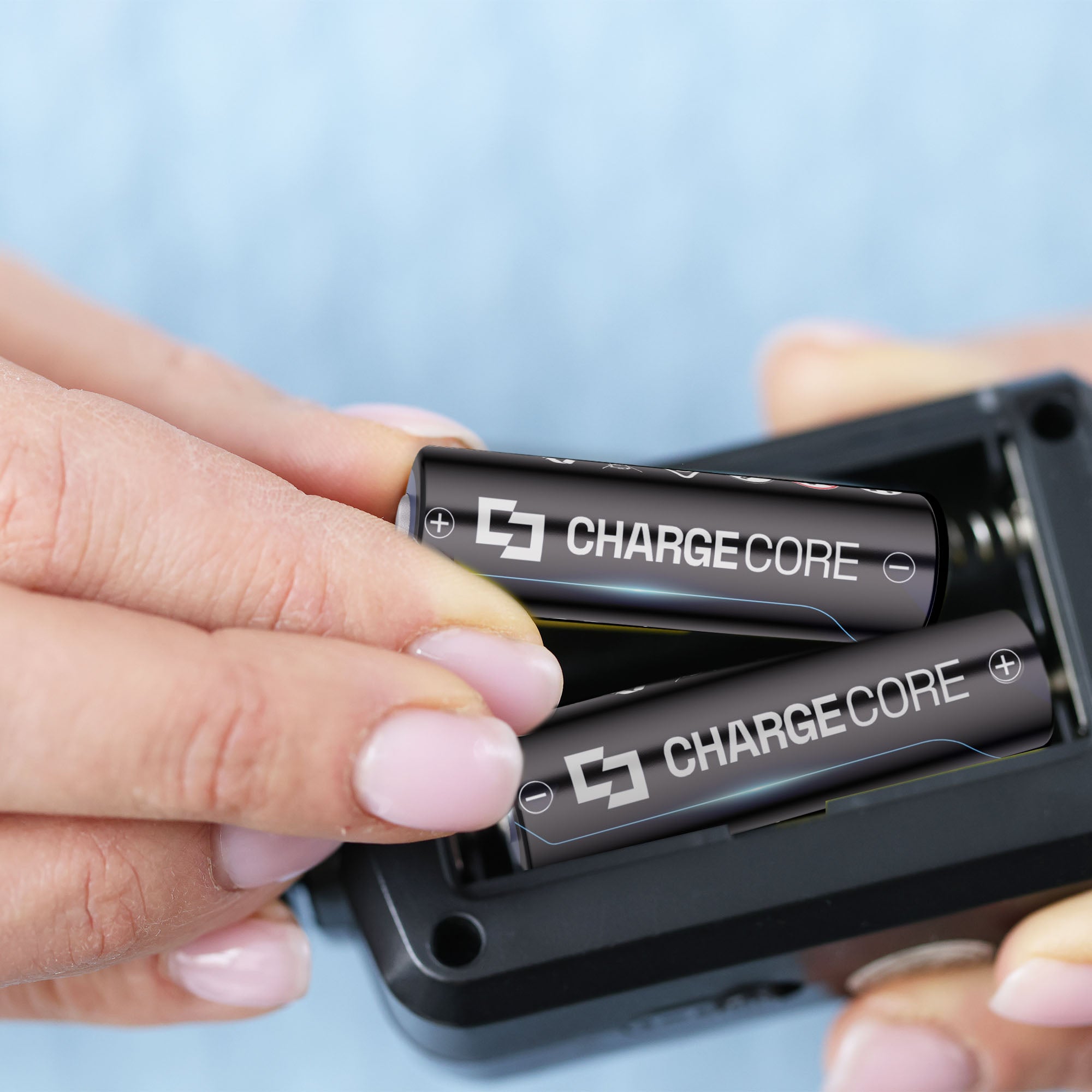 Laser USB-C Rechargeable AA Battery 4-Pack with Fast Charging - JB Hi-Fi