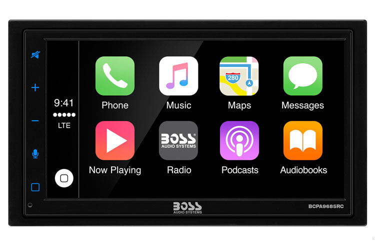 Boss Audio BCPA9685RC Mechless Apple CarPlay Android Auto with Camera ...