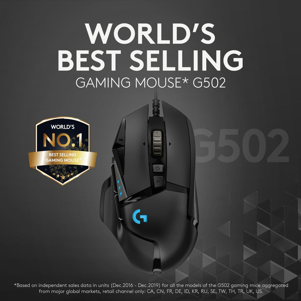 Logitech G502 HERO High Performance Gaming Mouse - JB Hi-Fi