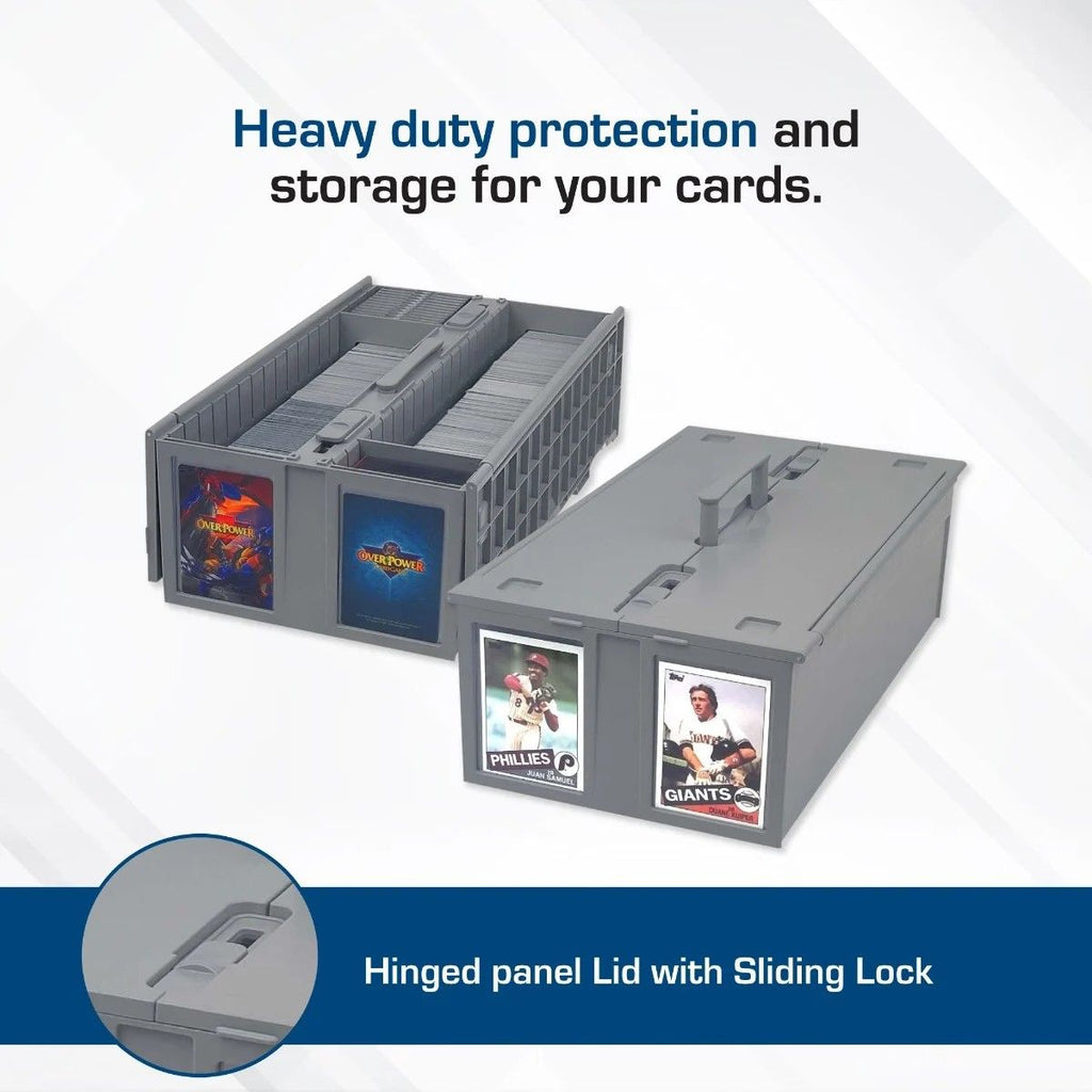 BCW Collectible Card Bin Storage for Trading Cards - 1600 (Gray) - JB Hi-Fi