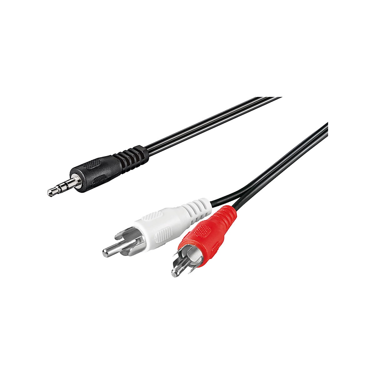 Goobay AUX 3.5mm Male to Stereo 2 x RCA Male Cable Headphones/ Noteboo ...