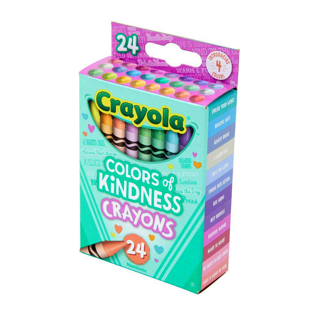 24pc Crayola Colors Of Kindness Crayons 3y+ - JB Hi-Fi