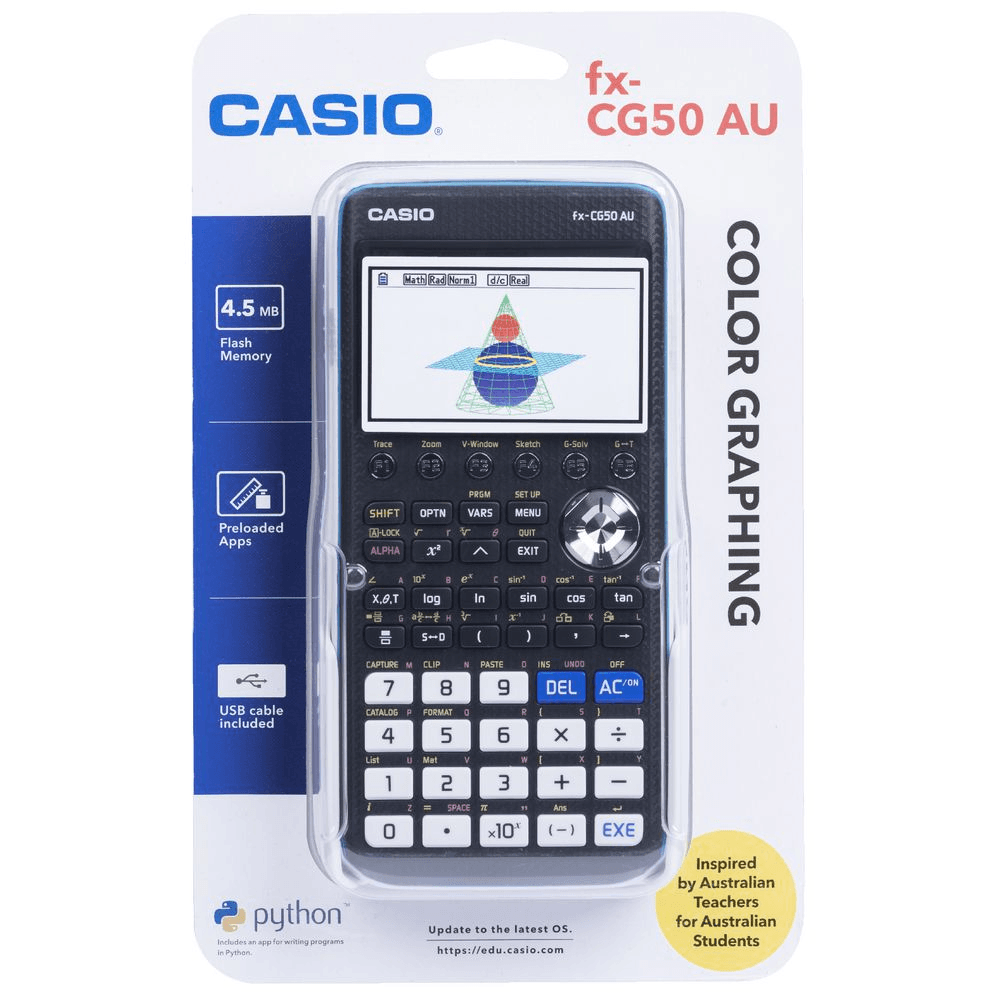 Casio Graphing Calculator FX-CG50AU - JB Hi-Fi