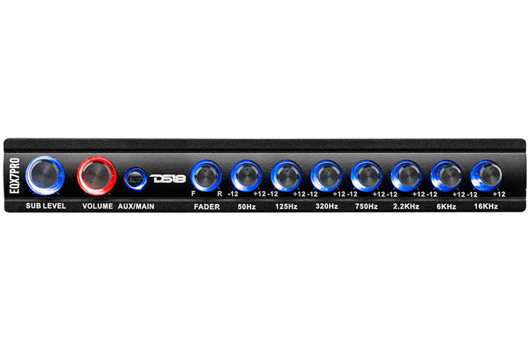 DS18 EQX7PRO High Volt 7-Band Equalizer with High Level Input - JB Hi-Fi