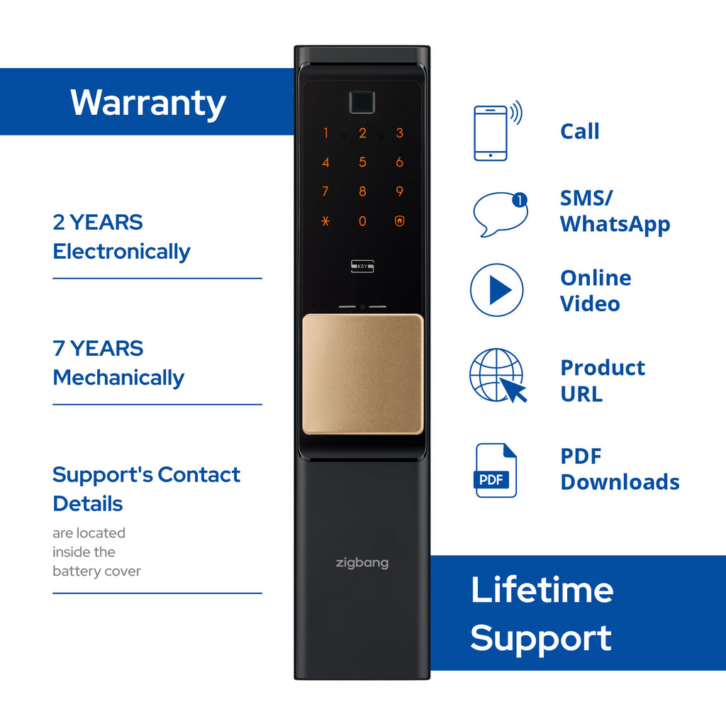 Zigbang SHP-R80 Smart Door Lock - JB Hi-Fi