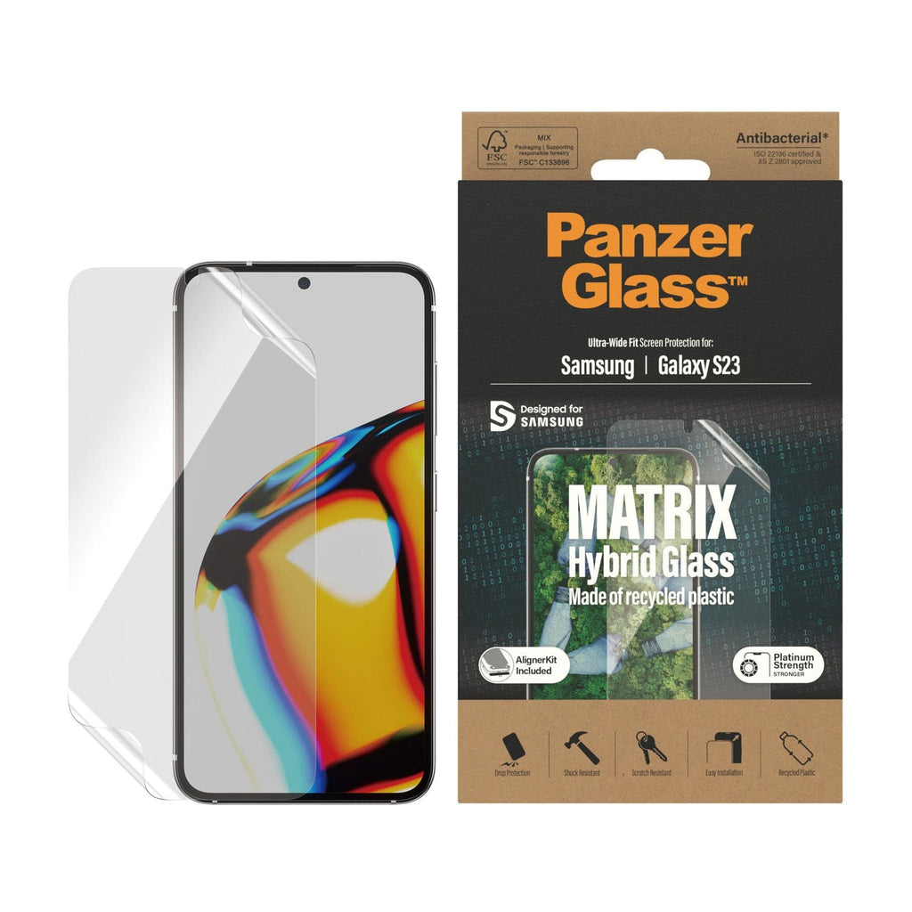 Panzer Glass Matrix Hybrid Glass with Aligner Screen Protector for Sam ...