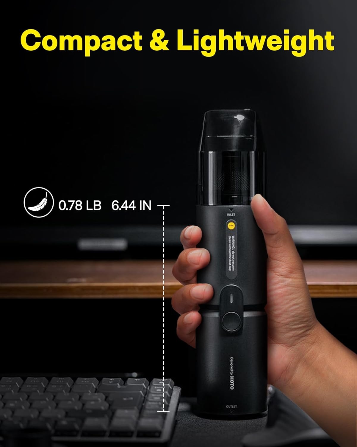 HOTO HOE0001GL Compressed Air Capsule 4-in-1 Work Station Air Duster ...