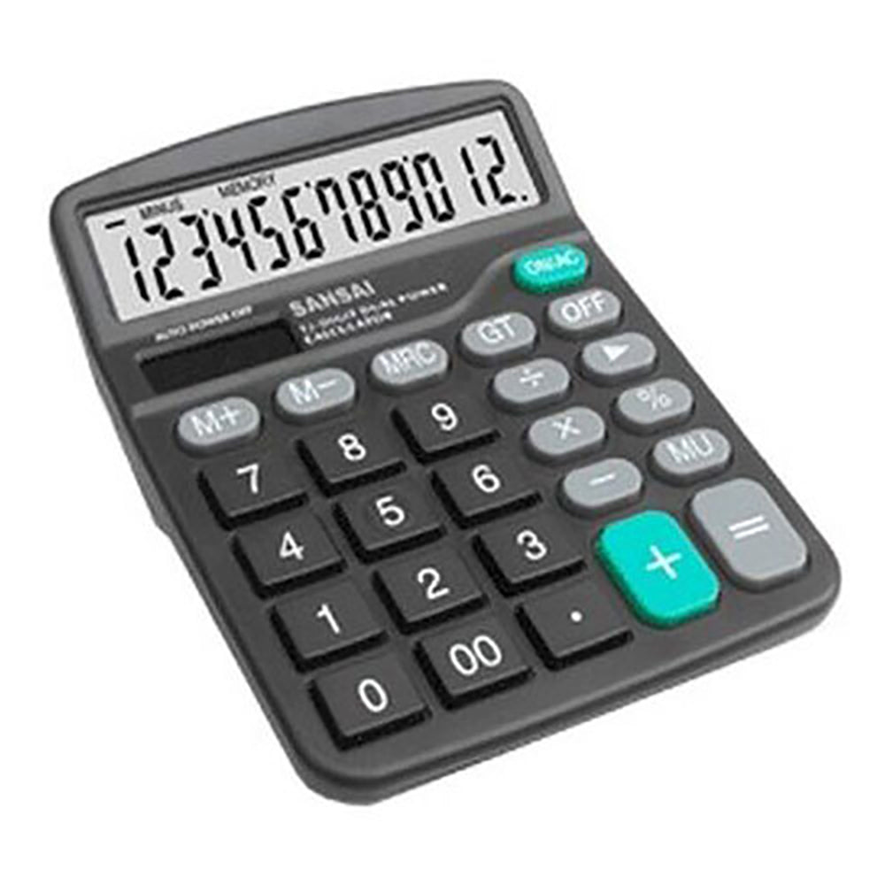 Sansai 12 Digit Desktop Calculator - JB Hi-Fi