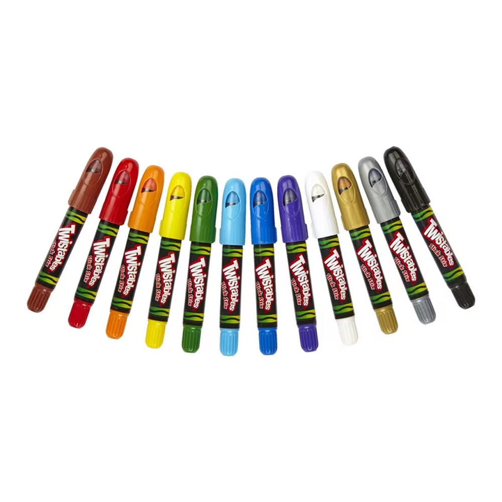 12pc Crayola Kids/Childrens Creative Slick Stix Crayons 36m+ - JB Hi-Fi