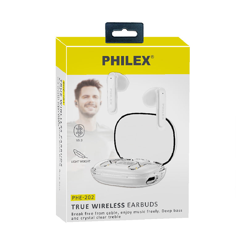 Philex True Wireless Earbuds with Charging Case And LED Display 300mAh ...