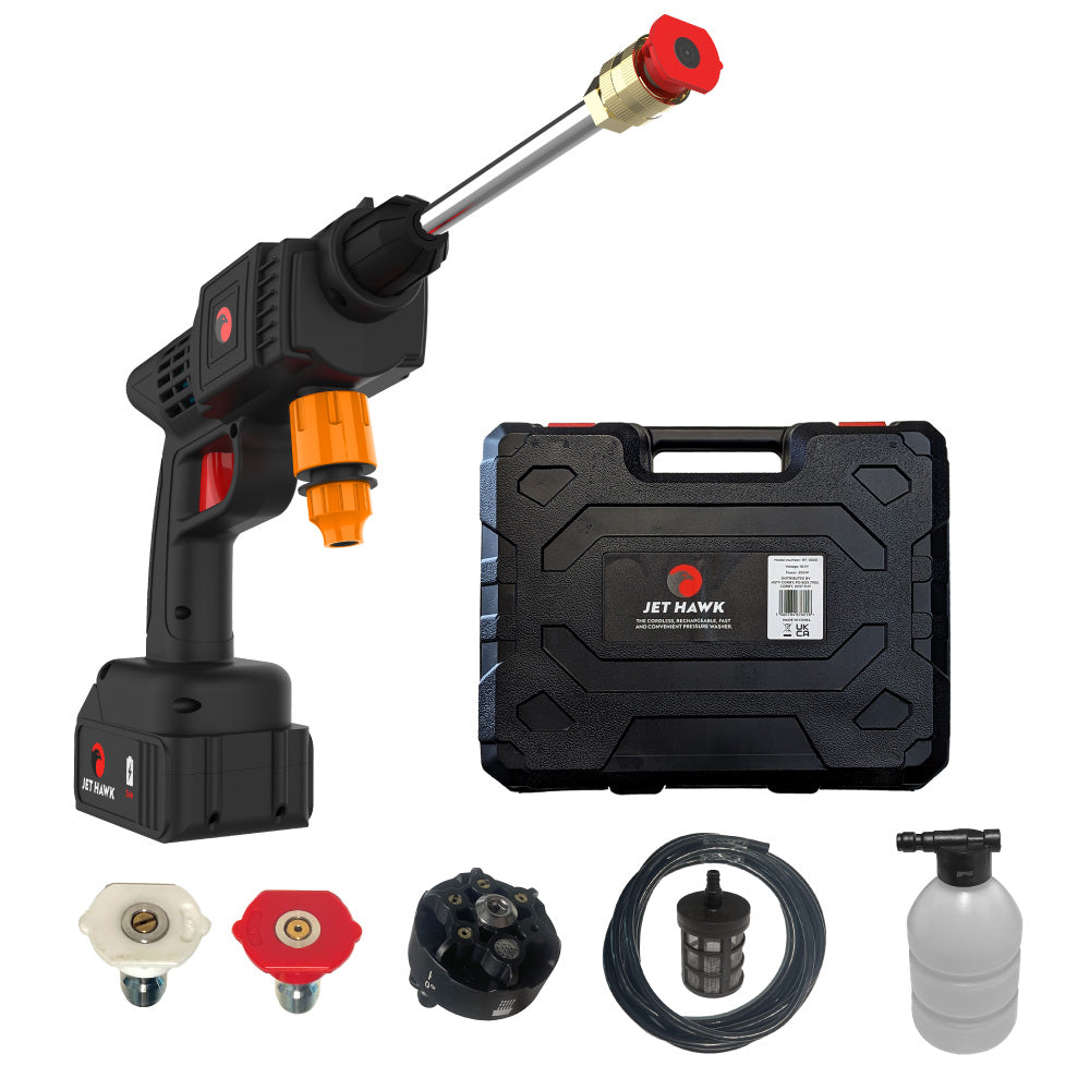 Jet Hawk Portable, Cordless High-Pressure Washer - JB Hi-Fi