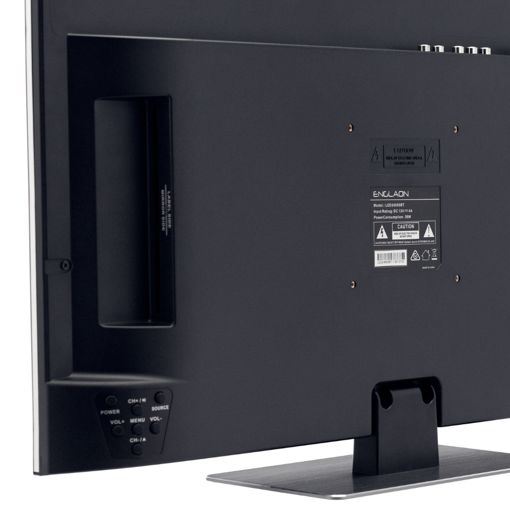 ENGLAON Frameless 22″ Full HD Google Smart TV (12V) With Built-in DVD ...