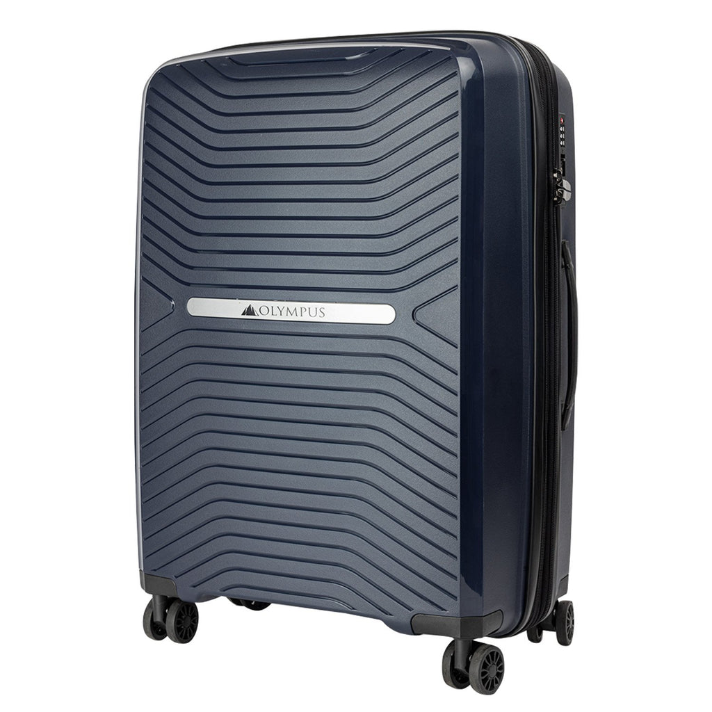 Olympus Astra 24" Lightweight Hard-Shell Suitcase (Aegean Blue) - JB Hi-Fi